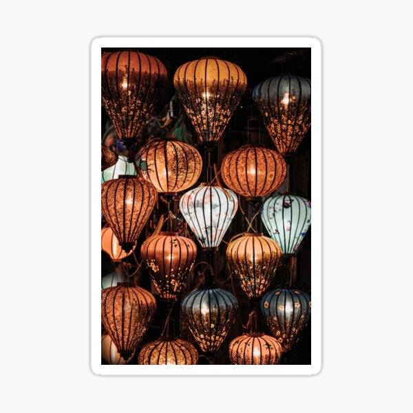 "lanterns" Sticker for Sale by tejaltank | Redbubble