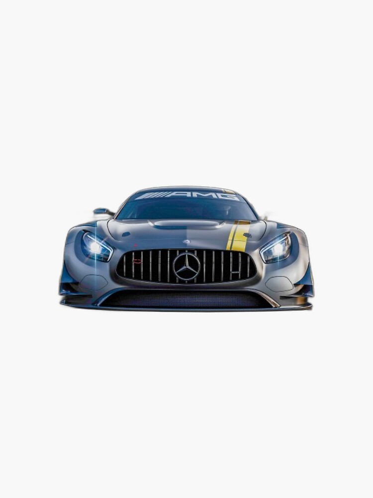 "Mercedes AMG GT3" Sticker for Sale by Poster-Guy | Redbubble