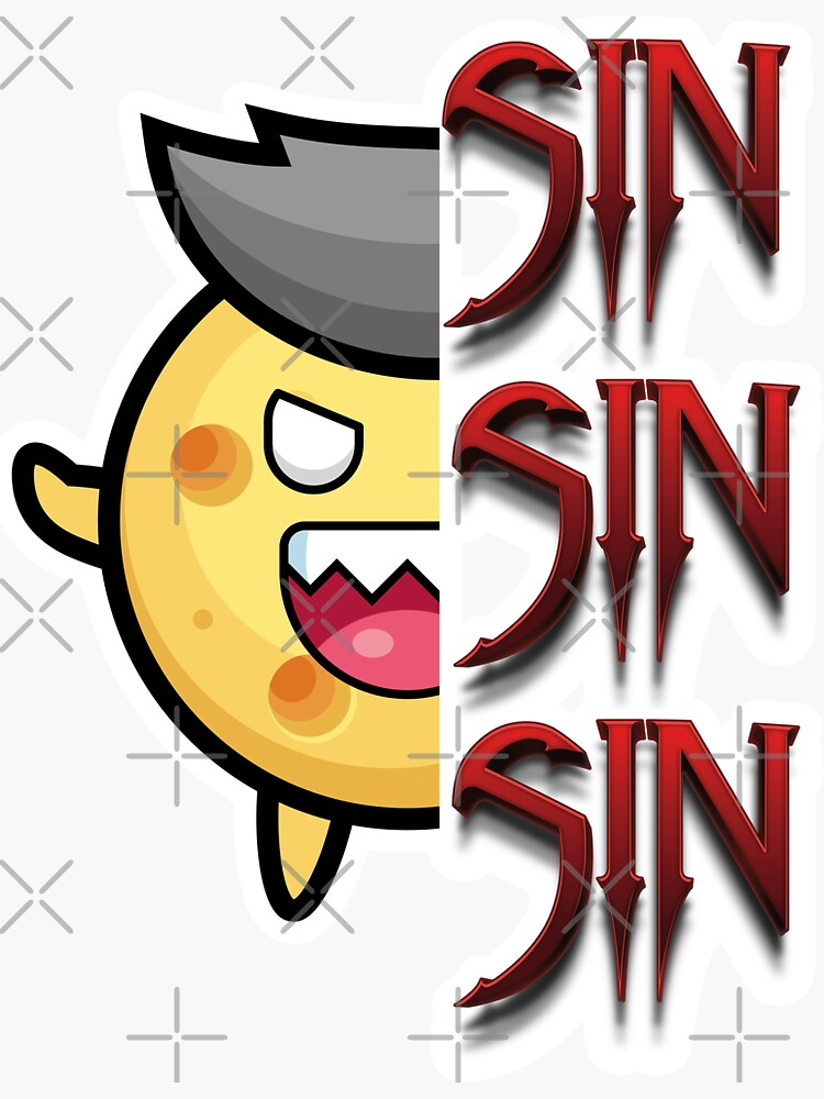 "Eat Cheese and Sin. Unique design.Best street art quote. " Sticker for ...