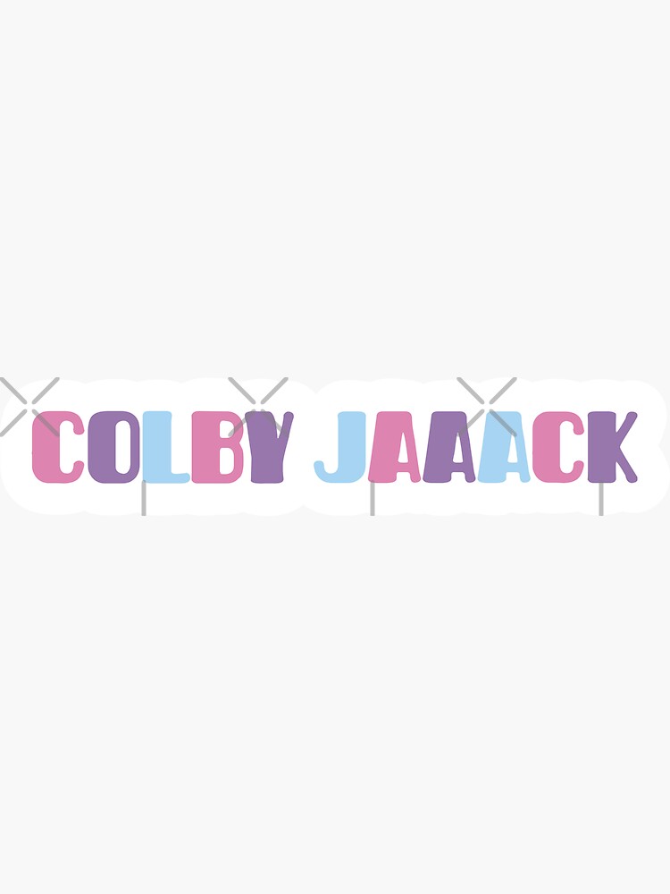 "Colby Jack - Sturniolo Triplets Sticker" Sticker for Sale by ...