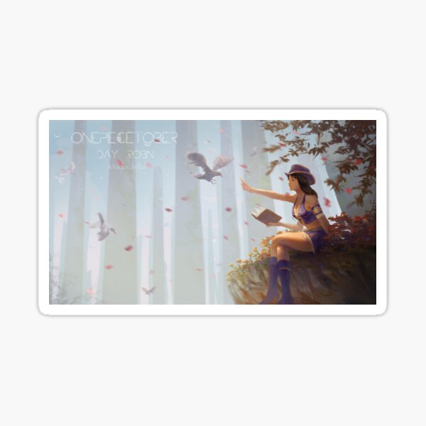 "One Piece Nico Robin" Sticker for Sale by MadoJellal | Redbubble