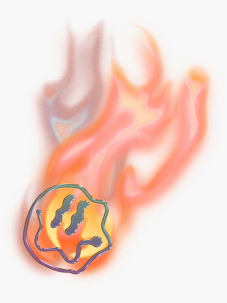 ""Flamey"" Sticker for Sale by henkkaa | Redbubble