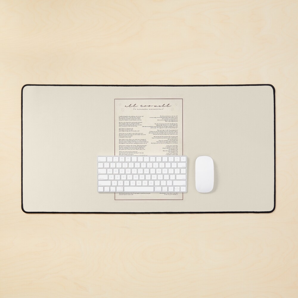 "All Too Well Lyric" Poster for Sale by Isabella-Menzel | Redbubble