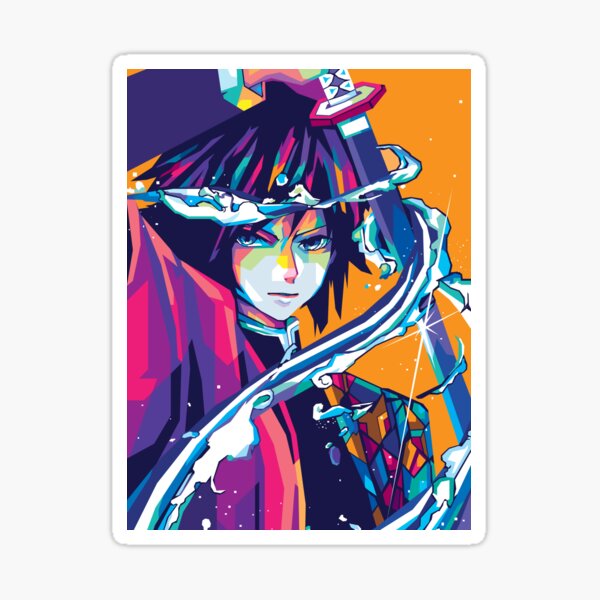 "Giyuu Tomioka" Sticker for Sale by Xezyy | Redbubble