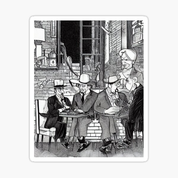 "Mafia" Sticker for Sale by ZvezdanArt | Redbubble