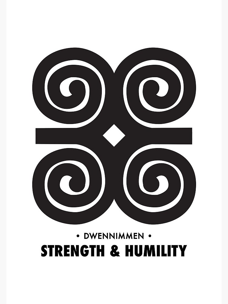 Cuaderno de espiral «DWENNIMMEN - CUERNOS DE RAM Adinkra Símbolo de ...