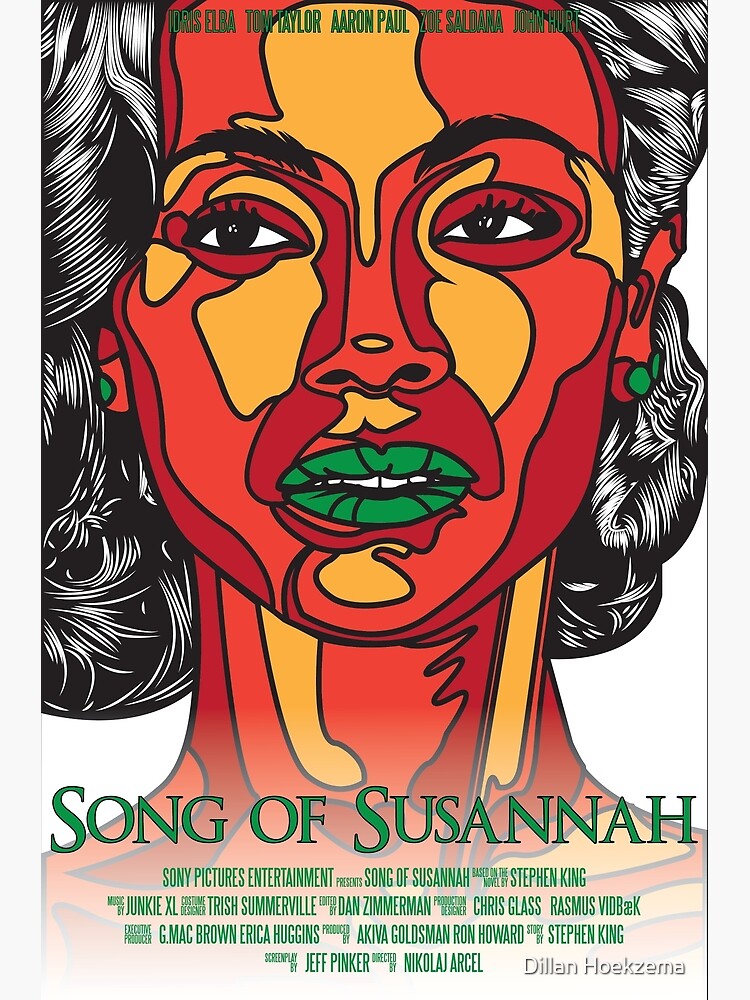 "Song of Susannah poster (warm)" Art Print by DHoekzema | Redbubble