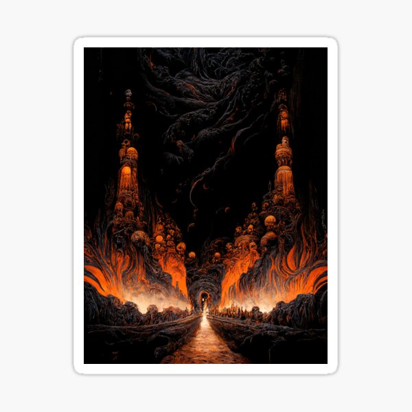 "Magma Pinnacle" Sticker for Sale by TheHouseMaster | Redbubble