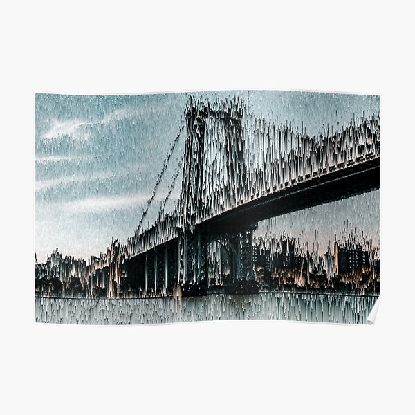 "Williamsburg Bridge in New York City" Poster for Sale by nycruss1 ...