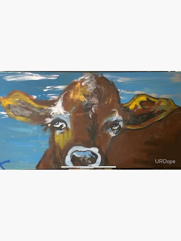 "Lucy the Cutest Cow Ever" Sticker for Sale by URDope | Redbubble