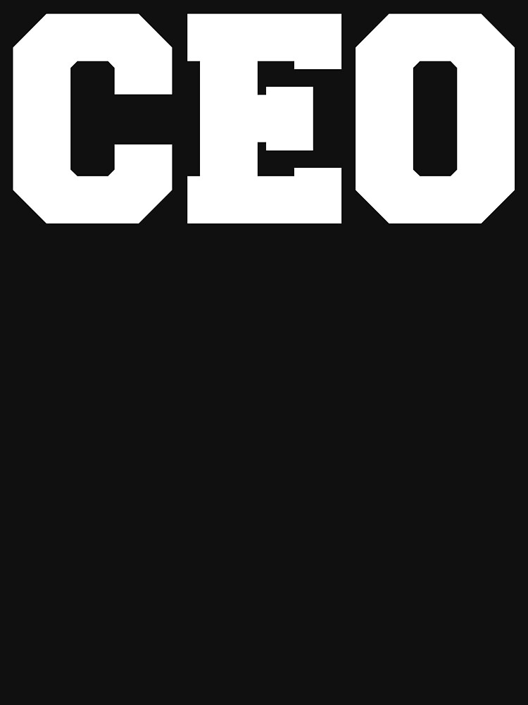 "CEO Position Chief Executive Officer Gift Funny CEO" T-shirt for Sale ...
