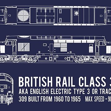 "British Rail Class 37 English Electric Type 3 Locomotive Blueprint ...
