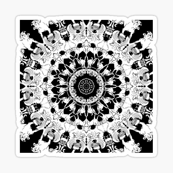 "Bad Dog" Sticker for Sale by J-Rage | Redbubble