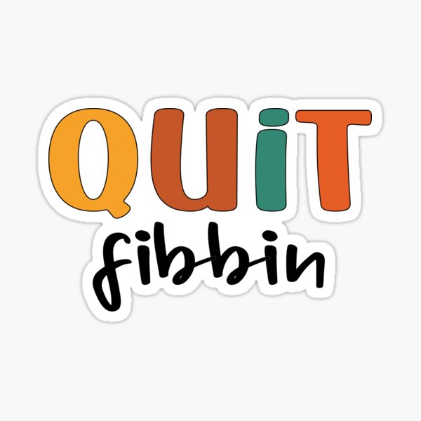 "Quit Fibbin' Funny Medical Heart meme" Sticker for Sale by retro10 ...
