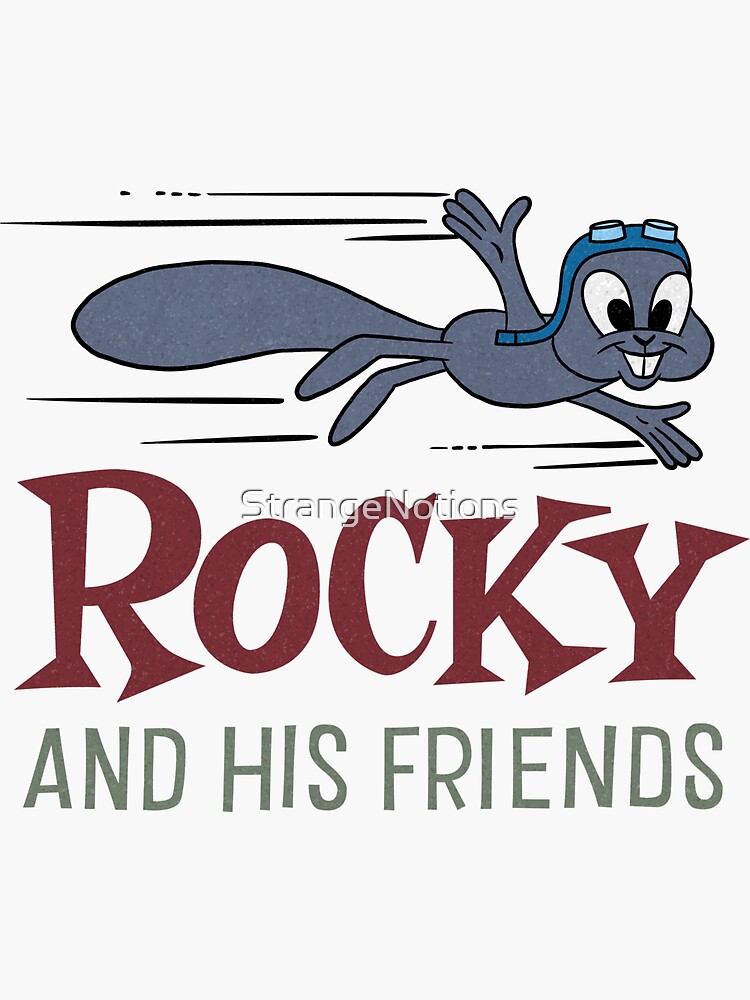 "Tribute to Jay Ward Cartoons: Rocky the Flying Squirrel in Flight with ...