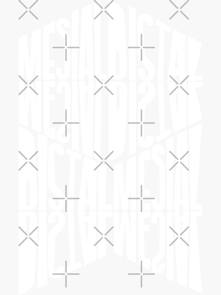 "mesial distal distal mesial" Sticker for Sale by amrbubble | Redbubble