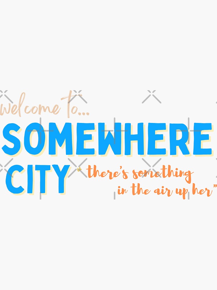 " Origami Angel Welcome to Somewhere City " Sticker for Sale by Best-M ...