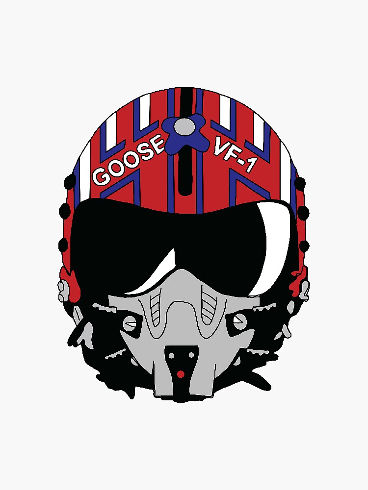 "Helmet Goose" Sticker for Sale by ArtsbyArnolds | Redbubble