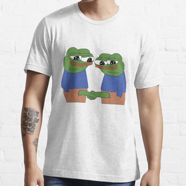 "Pepe the Frog - The Apu Handshake - meme" T-shirt for Sale by ...