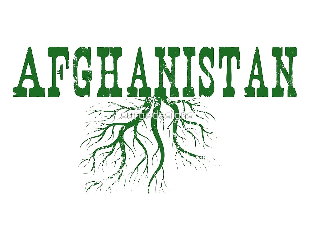 "Afghanistan Roots" by surgedesigns | Redbubble