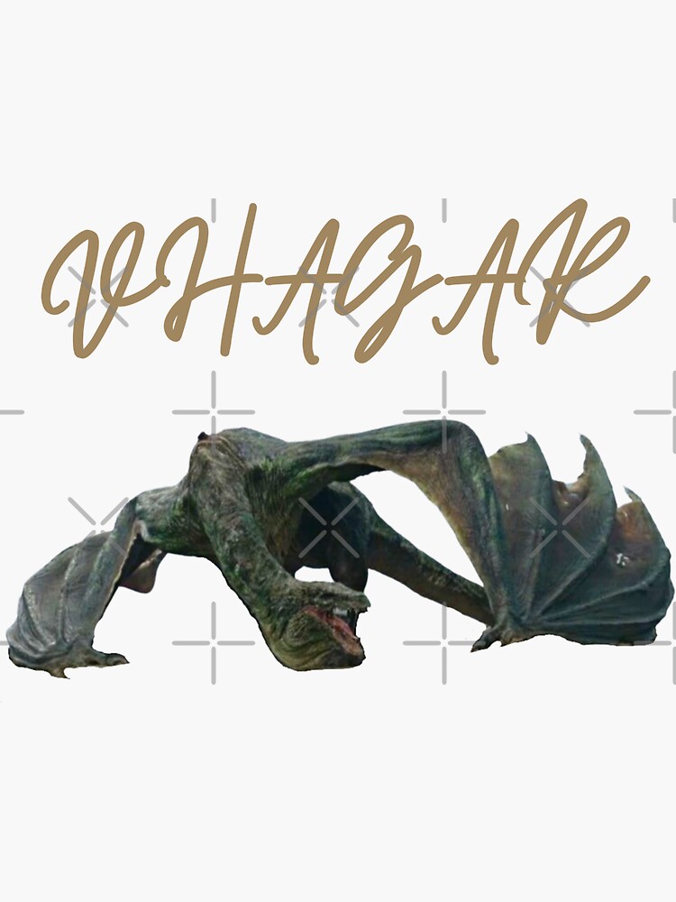 "Vhagar" Sticker for Sale by Kormix | Redbubble