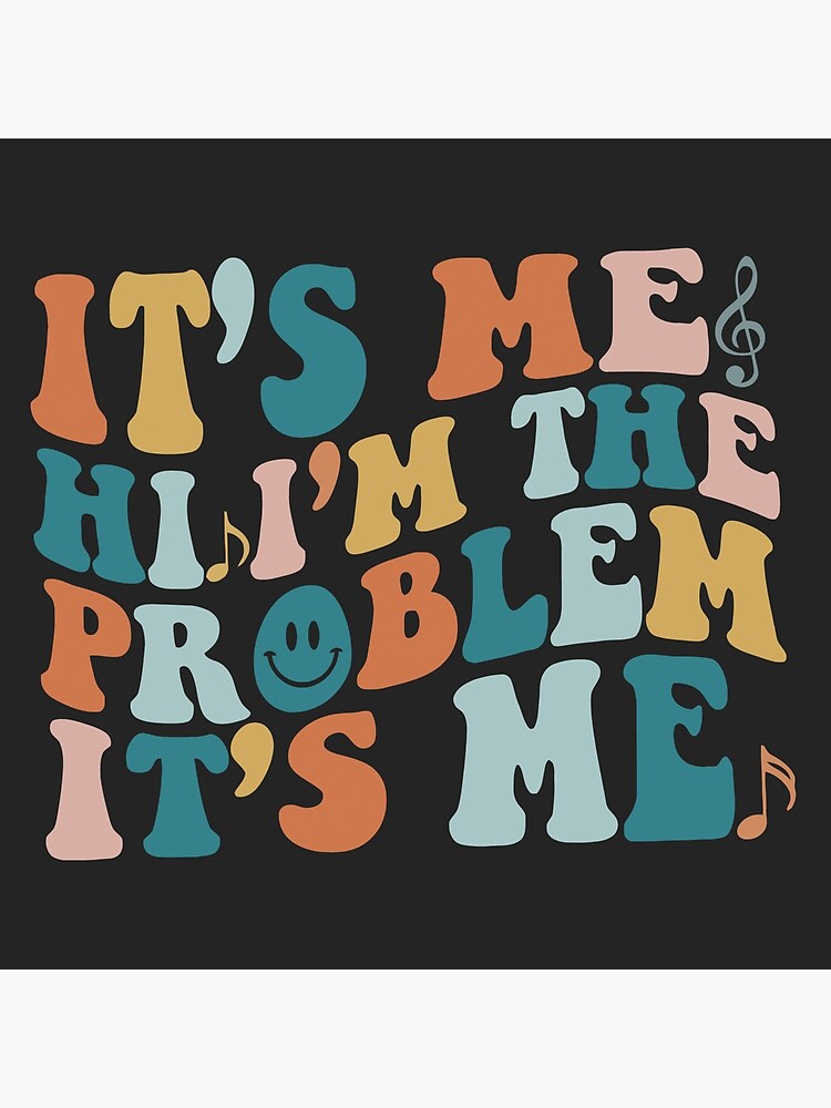 Póster «Sudadera Anti-Hero, Anti-Hero 2023 Christmas, Soy yo, hola. Yo soy el problema, soy yo ...