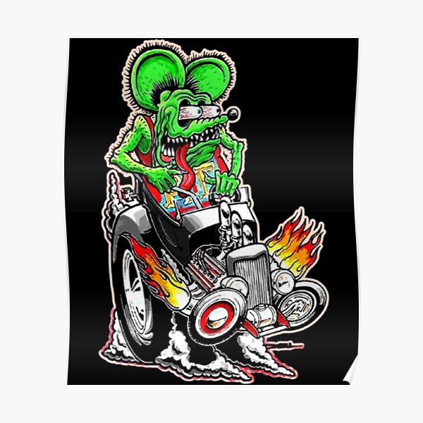 "Rat fink rat fink " Poster for Sale by World-art-4-u | Redbubble