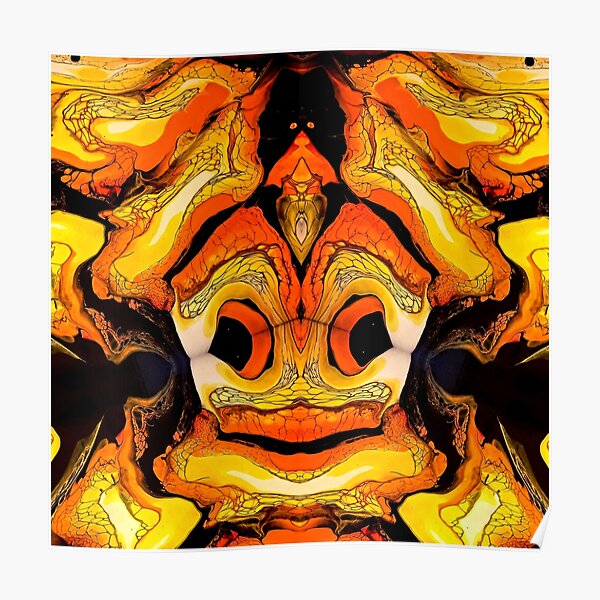 "Lava Dance" Poster for Sale by Mostlyclumsy | Redbubble