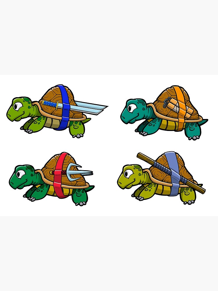 "Turtle Fighter Team " Poster for Sale by RustyBucketInk | Redbubble