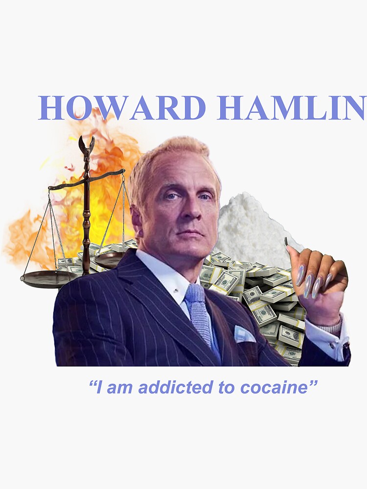 "based howard hamlin" Sticker for Sale by notjimmystewart | Redbubble