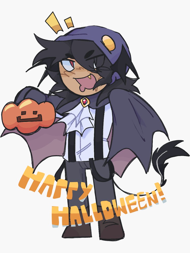 "Vampire Quackity Halloween Sticker" Sticker for Sale by MintiiCandi ...