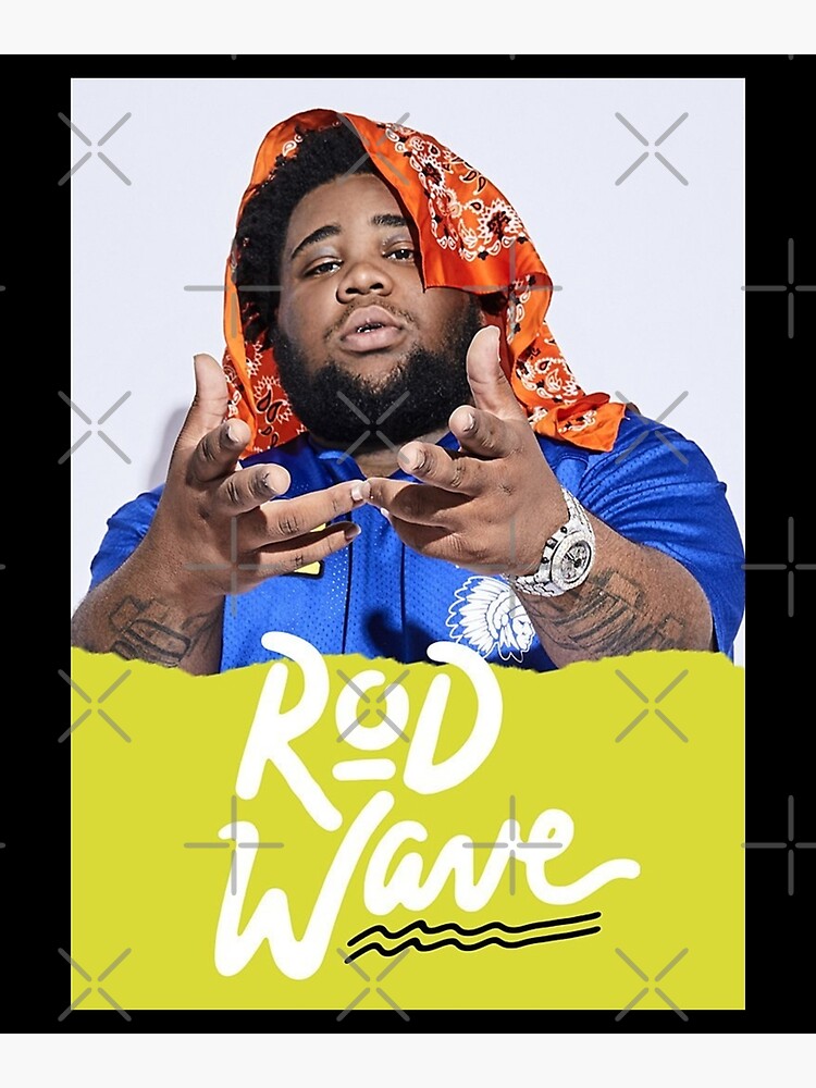 "Rod Wave" Poster for Sale by SkippyDesign | Redbubble