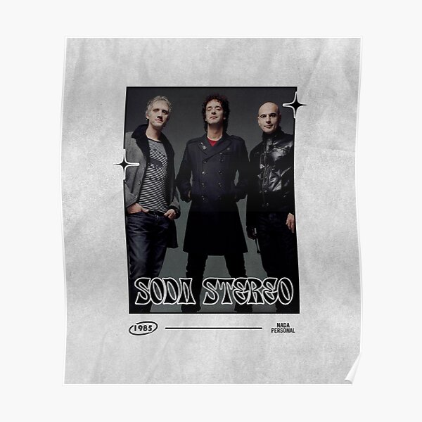 "Soda Stereo" Poster for Sale by lsjpg | Redbubble