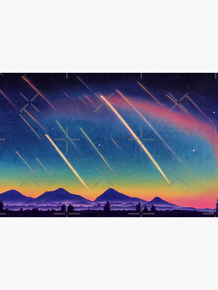 "Orionids Meteor Showers" Sticker for Sale by OccultDreams | Redbubble