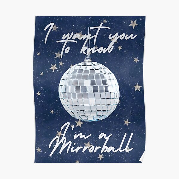 "Taylor Swift Mirrorball Folklore" Poster for Sale by p20designs ...