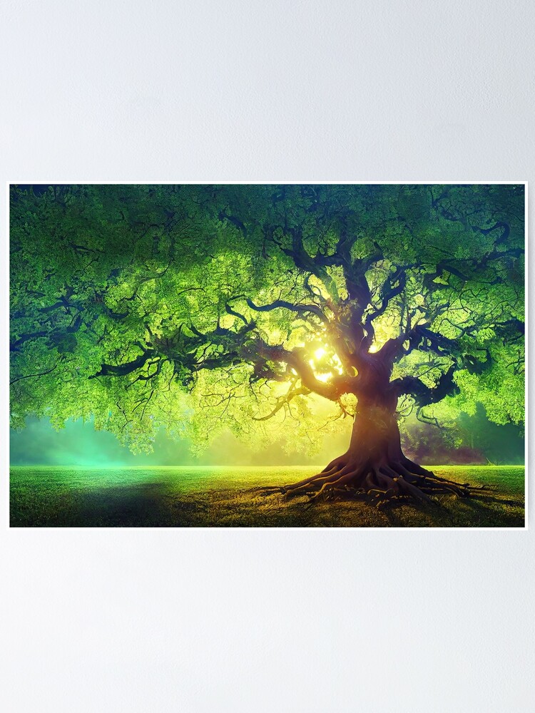 "Tree of Awakening" Poster for Sale by OccultDreams | Redbubble