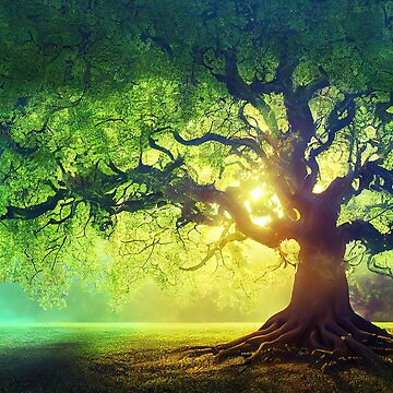 "Tree of Awakening" Poster for Sale by OccultDreams | Redbubble
