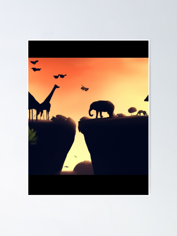 "Vintage retro sunset art of zoo | Vintage | Zoo | Coolest | Fun ...
