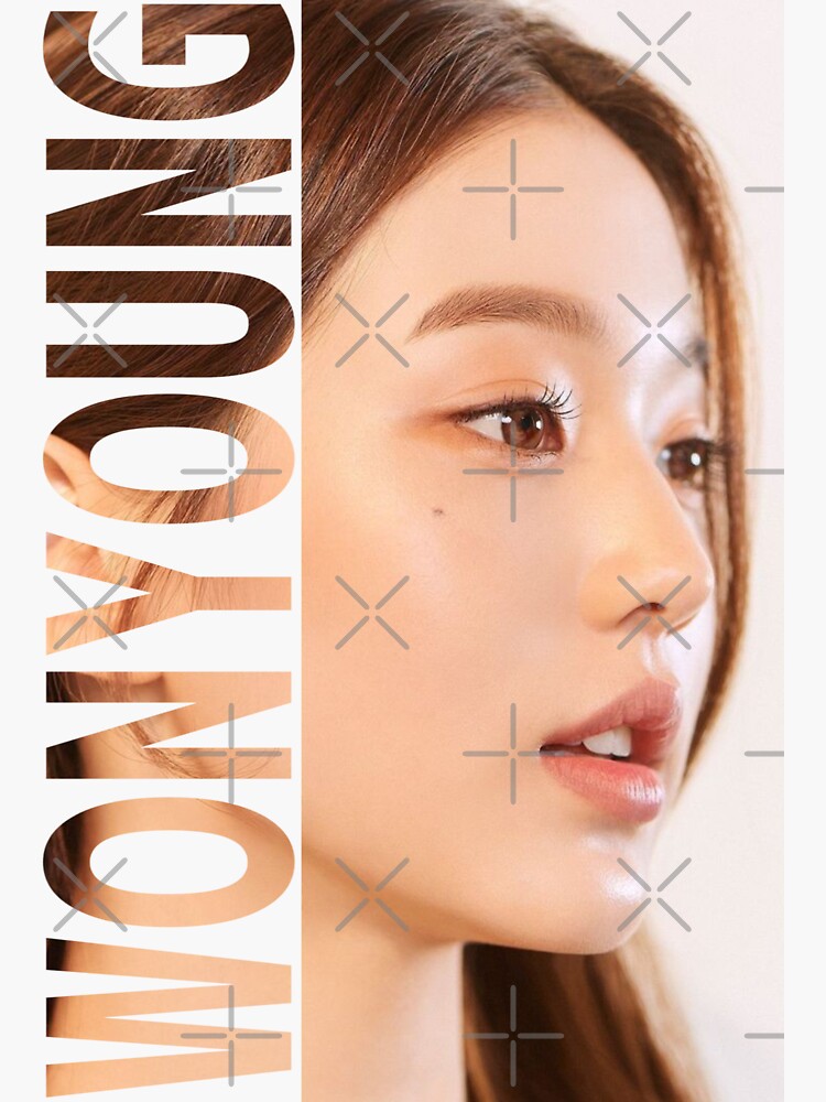 "Wonyoung" Sticker for Sale by Ryuell | Redbubble