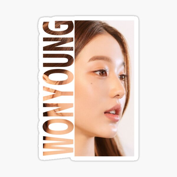 "Wonyoung" Sticker for Sale by Ryuell | Redbubble