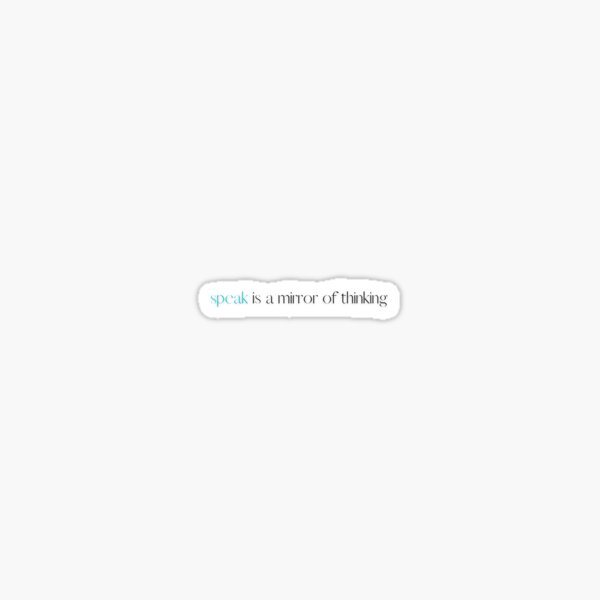 "art of talking" Sticker for Sale by innovation89 | Redbubble