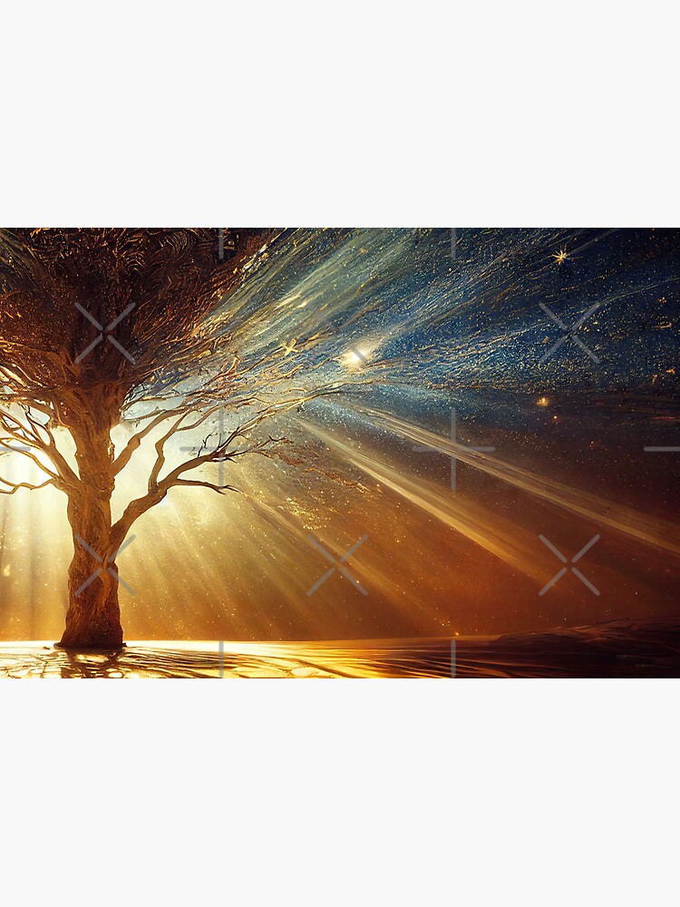 "Tree of Tranquility" Sticker for Sale by OccultDreams | Redbubble