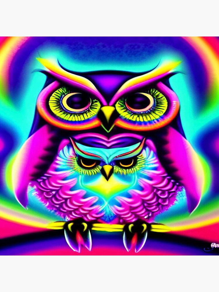 "Wise Owl" Sticker for Sale by TheJungleWorld | Redbubble