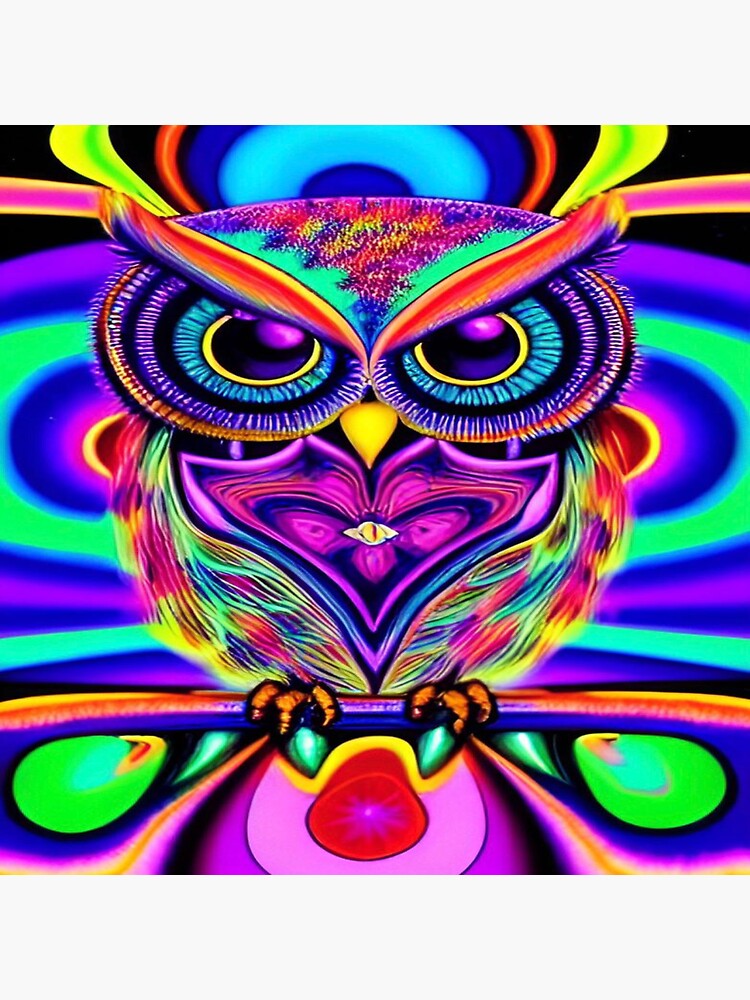 "Wise Owl" Sticker for Sale by TheJungleWorld | Redbubble