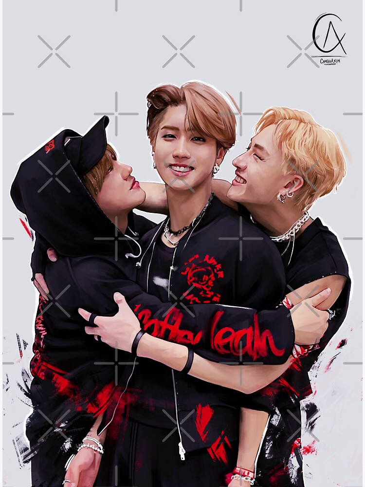 "Stray Kids - 3Racha Bang Chan, Changbin, Han" Sticker for Sale by ...