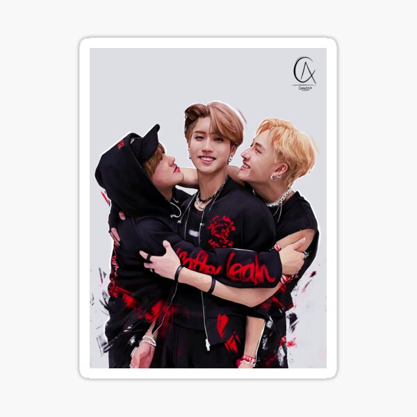 "Stray Kids - 3Racha Bang Chan, Changbin, Han" Sticker for Sale by ...