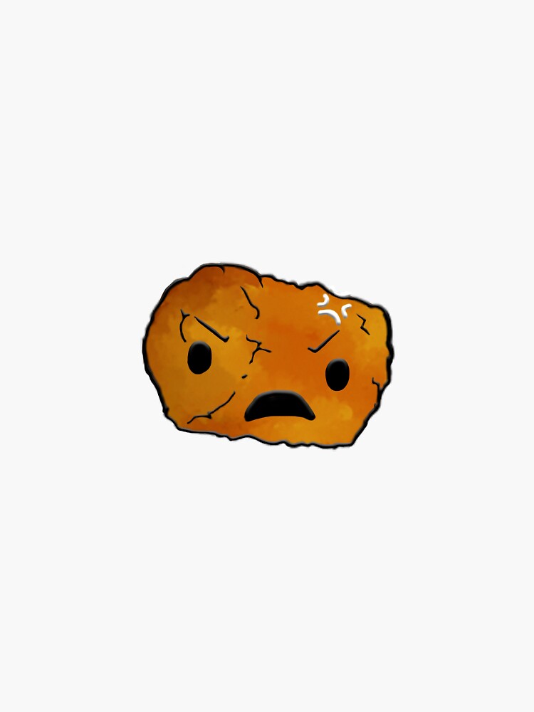 "Angry Tater Tot" Sticker for Sale by madtrollhunter | Redbubble