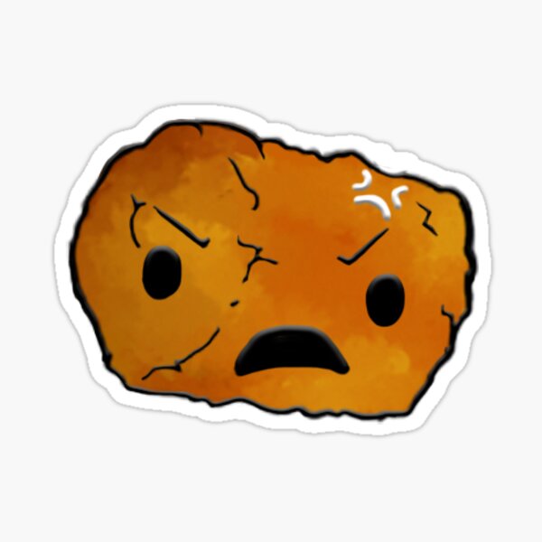 "Angry Tater Tot" Sticker for Sale by madtrollhunter | Redbubble