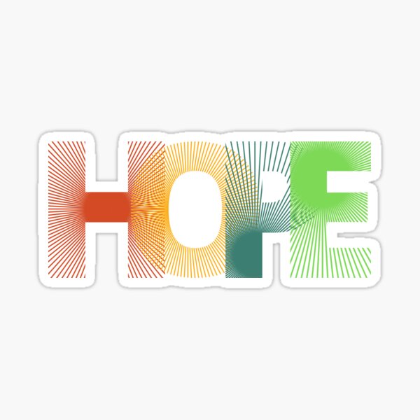 "Order your HOPE items" Sticker for Sale by Darkinela | Redbubble