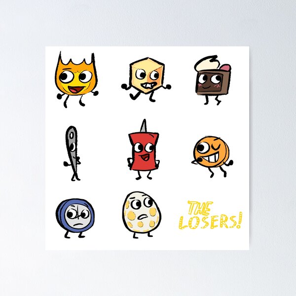 "BFB THE LOSERS Pack" Poster for Sale by MsBonnie | Redbubble
